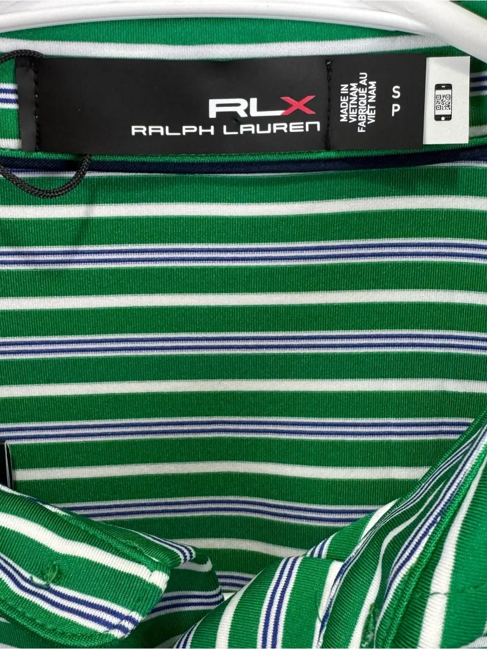 Ralph Lauren | Shirts | Ralph Lauren Green And White Striped Polo Shirt ...